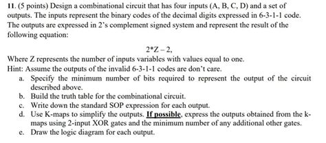 Solved 13 5 Points Given Only The Following Logic