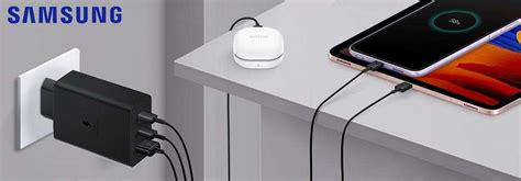 Chargeur Secteur Samsung Original W Power Delivery Usb Double Usb C Super Fast Charging