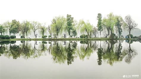 南昌春雨濛濛 宛如水墨画 大众网
