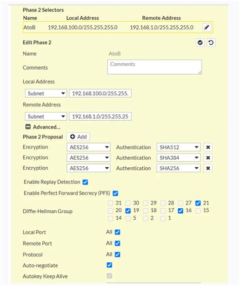 Can T Establish A IPSEC Tunnel Btw Sophos XG And Fortigate Discussions Sophos Firewall