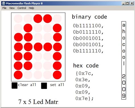 Text To Bit Converter Untuk Merancang Karakter Dot Matrix ~ Cara Mudah