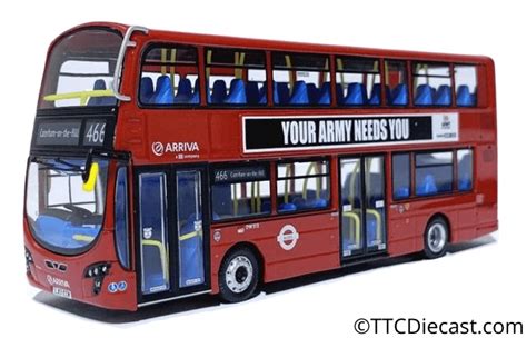 Ooc Zone Model Om46518a Arriva London Wright Gemini Eclipse 2 Double Deck Bus