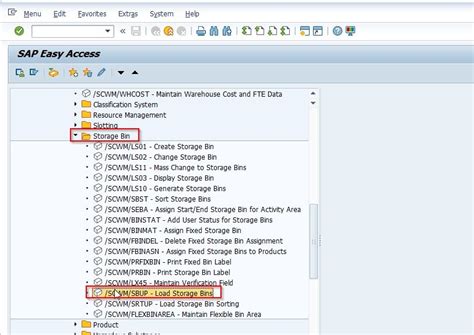how to create storage bin in sap