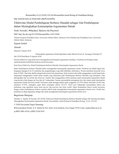 Translated Copy Of 327547371 Effectiveness Of Problem Based Learning Module As An Instructional