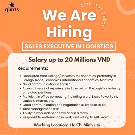 Logisticsjobs Salesexecutive Joinourteam Careeropportunity Bilingualjobs Logisticsindustry
