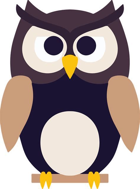 นกฮูก นก การ์ตูนนกฮูก กราฟิกแบบเวกเตอร์ฟรีบน Pixabay Pixabay