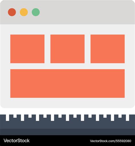 fluid grid royalty free vector image vectorstock