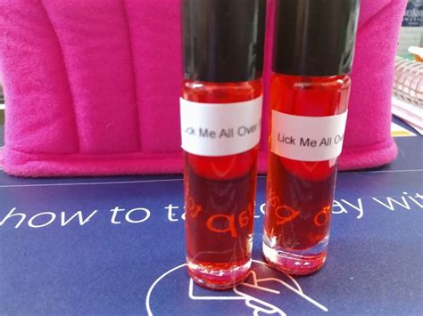 Lick Me All Over Perfume Oils Body Oil Bottle