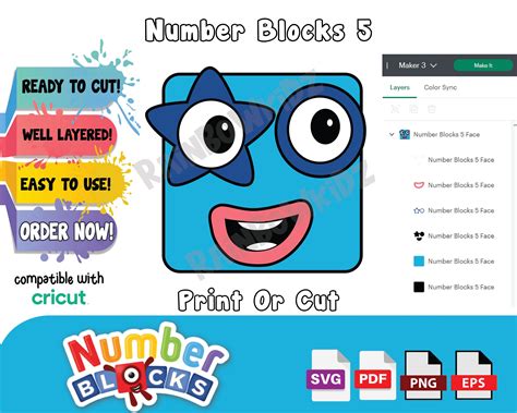 Number Blocks 3 Svg Print Or Cut Cut Ready Number Blocks 3 Etsy Artofit