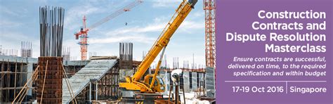 Upcoming Events Construction Contracts And Dispute Resolution