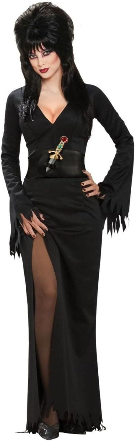 Fantasia Feminina Elvira Mistress Of The Dark Preto Standard Amazon