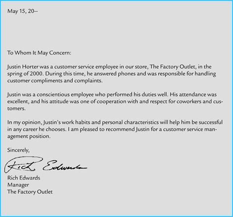 20 Business Recommendation Letter Samples How To Format