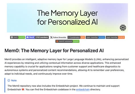 Meet Mem The Memory Layer For Personalized Ai That Provides An Intelligent Adaptive Memory
