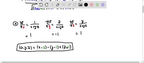 Solved A Find The Local Linear Approximation L To The Specified Function F At The Designated