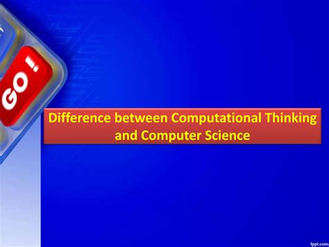 Chapter 7 Basics Of Computational Thinking PPT