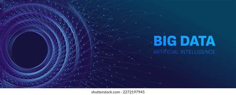 Big Data Stream Technology Concept Ai Stock Vector Royalty Free 2272197945 Shutterstock