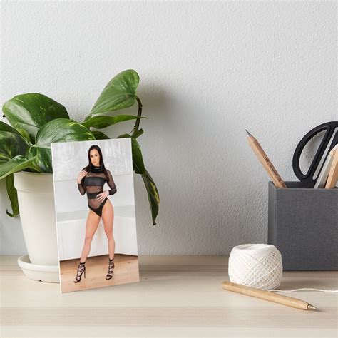 Kendra Lust Standing And Posing Art Board Print By Erotaza Redbubble