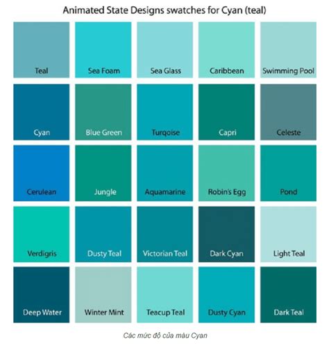 Cyan Là Màu Gì Hệ Màu Sử Dụng Trong In ấn Cmyk