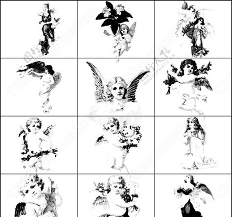 天使ps笔刷图片素材 编号08388374 图行天下