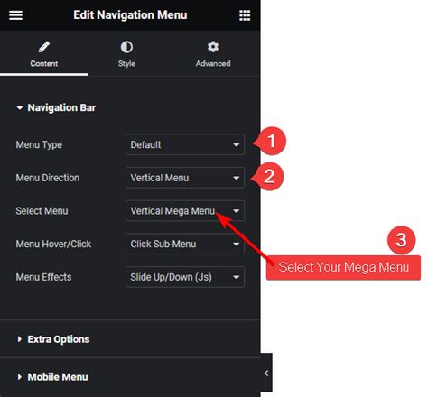 How To Create A Vertical Mega Menu In Elementor The Plus Addons For Elementor
