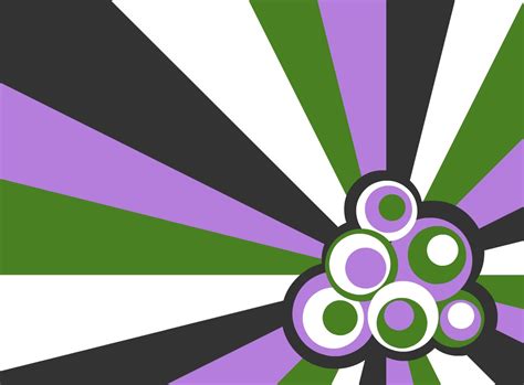 GENDERQUEER AND NON BINARY IDENTITIES Saw The Gq Flag And Thought Id Incorporate The