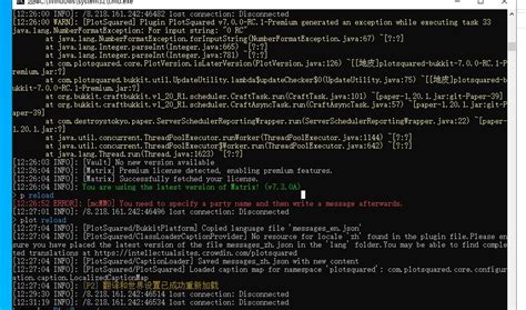 Plugin Startup Warning Issue Intellectualsites Plotsquared Github