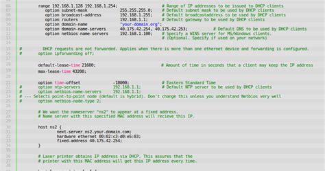Nippytest Linux Dhcp Configuration