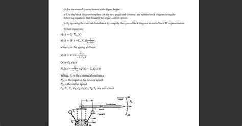 Solved Q For The Control System Shown In The Figure Below Chegg