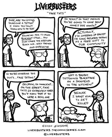 Liver Todays Comic Is About Bad Ass Face Tats Oh Shit Facebook