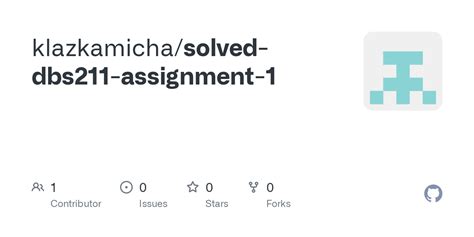 Github Klazkamichasolved Dbs211 Assignment 1