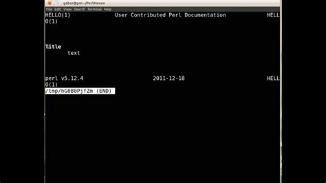 Beginner Perl Maven Tutorial 1 12 Solution Hello World Part 2 YouTube
