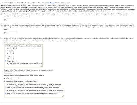 a statistical program is recommended you may need to