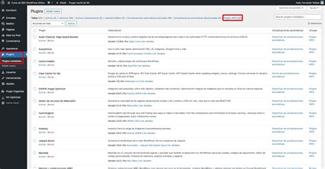 Tú decides cuándo y dónde se cargan los plugins Ayuda WordPress