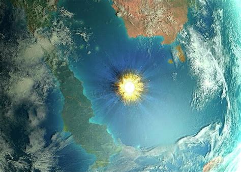 Chicxulub Asteroid Impact 5 Greeting Card By Science Photo Library