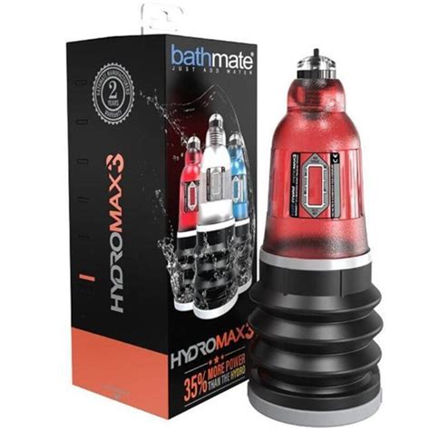 Pompa Per Pene Bathmate Hydromax 3 Colore Rosso