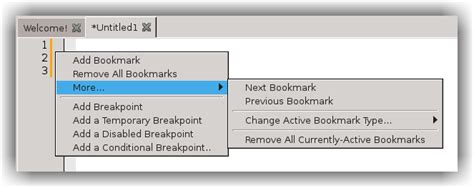 Bookmarks Codelite Documentation Bookmarks Codelite Documentation