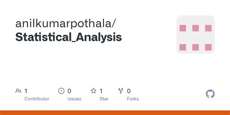 Github Anilkumarpothala Statistical Analysis