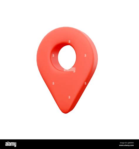 Red Map Pin Icon With On White Background Red Pin Location Icon Illustration Stock Photo Alamy