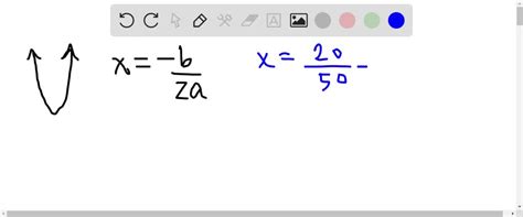 Change The Quadratic Equation In Exercise 8 1 To Y 10 2 5 X 5 X 2 Again Plot The Equation