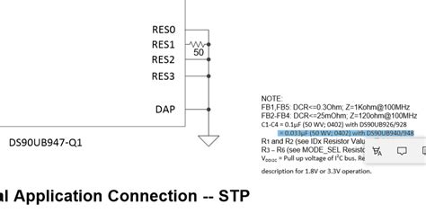 DS90UB947 Q1 Schematic Review Interface Forum Interface TI E2E Support Forums