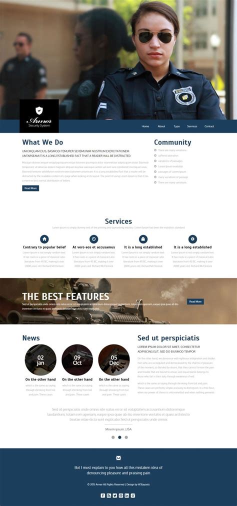 Best Security Services Website Templates Free Premium Templates