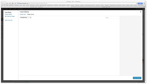 Wordpress 351 Unable To Add Media To Pages Media Library Is Blank
