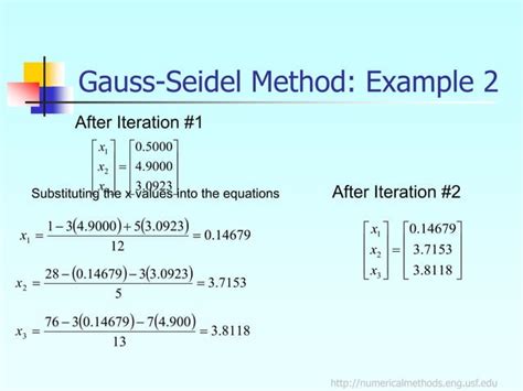 gauss seidal method ppt