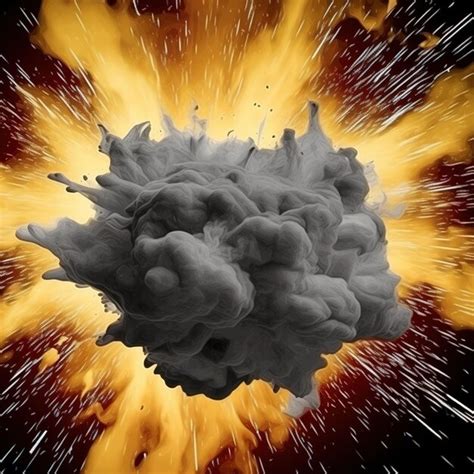 Premium Ai Image Colorful Powder Explosion