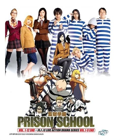 New Set Dvd Anime Prison School Uncensored Episode 1 12 Live Action
