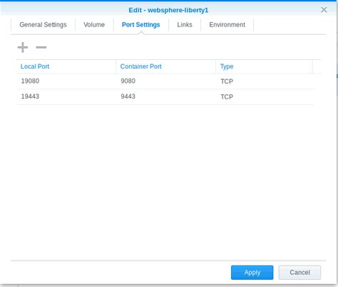 WebSphere Liberty Docker On Synology NAS Toms Tips