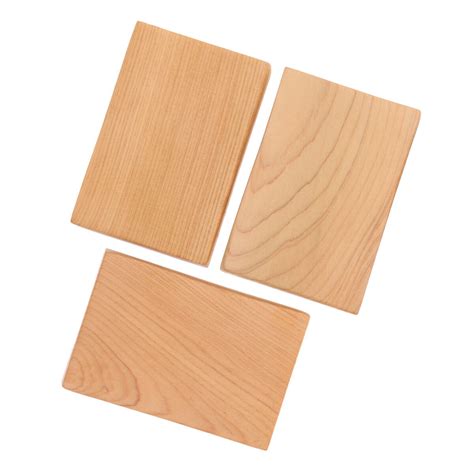 3pcs Wood Block Smooth Durable Rectangle Wood Bloc Grandado
