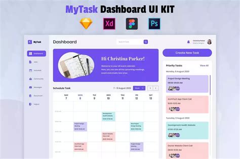 Nuzie Task Management Dashboard Figma Template Design Shack