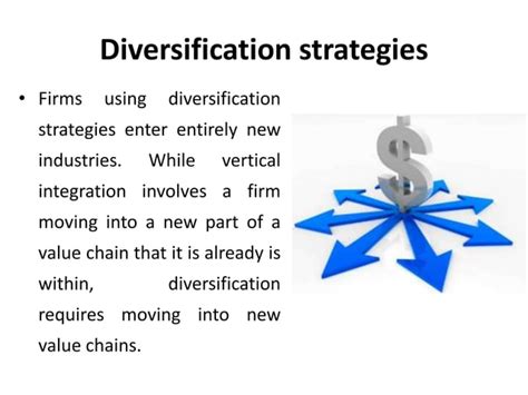 Diversification Strategies Corporate Level Strategies Strategic