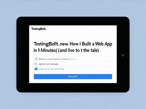 testing bolt new how i built a web app in minutes and lived to tell the tale by oliver